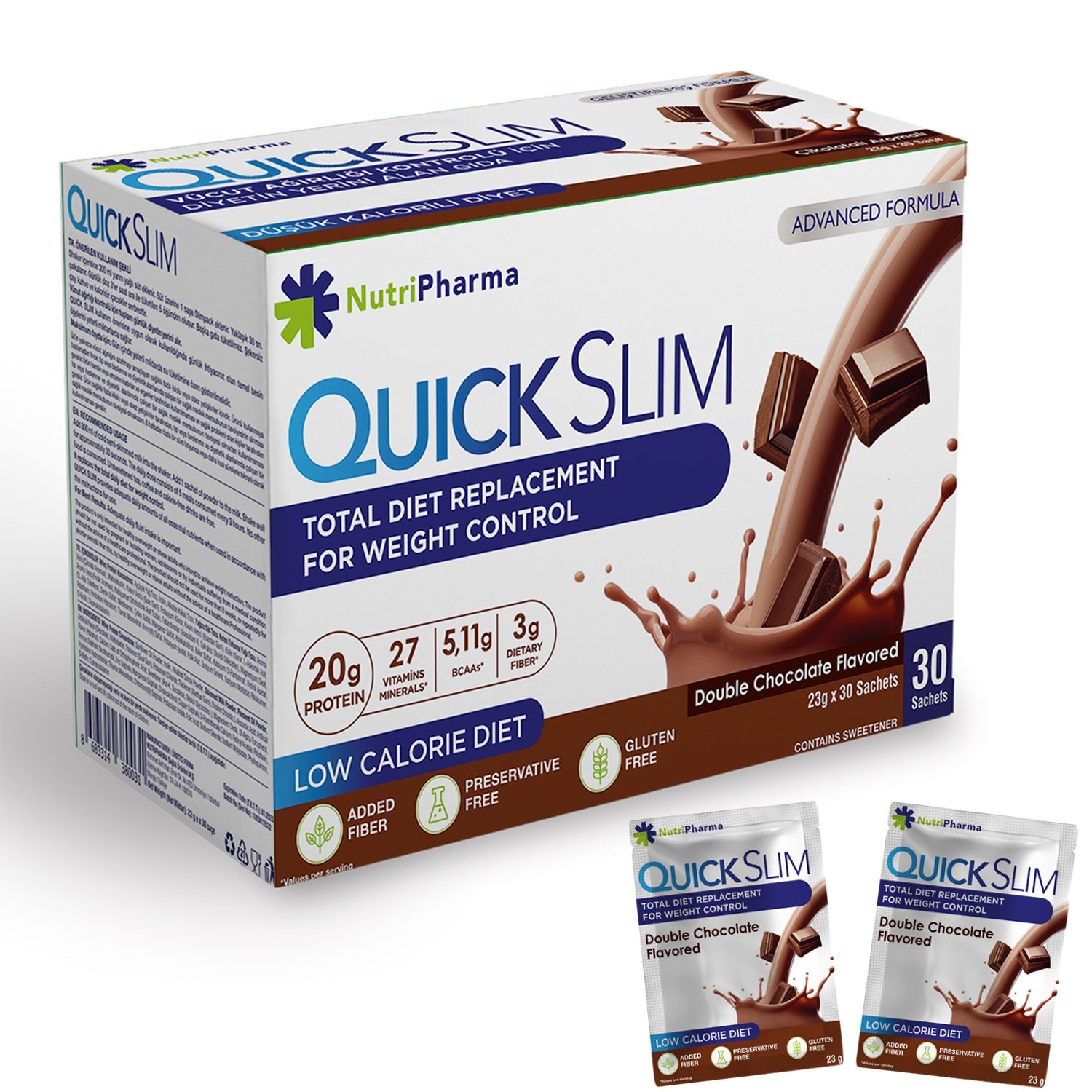 Nutripharma Quick Slim Kilo Verme Amaçlı Shake - 30 Saşe – Nutripharma.tr